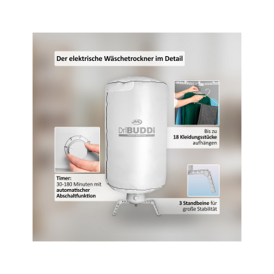 Dri Buddi Compact – elektrischer Wäschetrockner