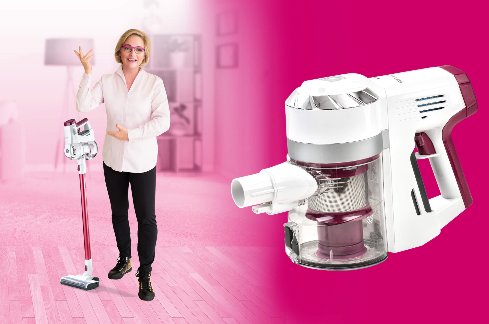 Invictus X3 | Genius | Akkustaubsauger mit Freistehfunktion