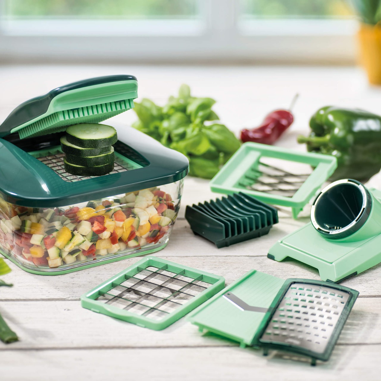 Nicer Dicer Chef | Tomaten- und Gemüseschneider | Genius