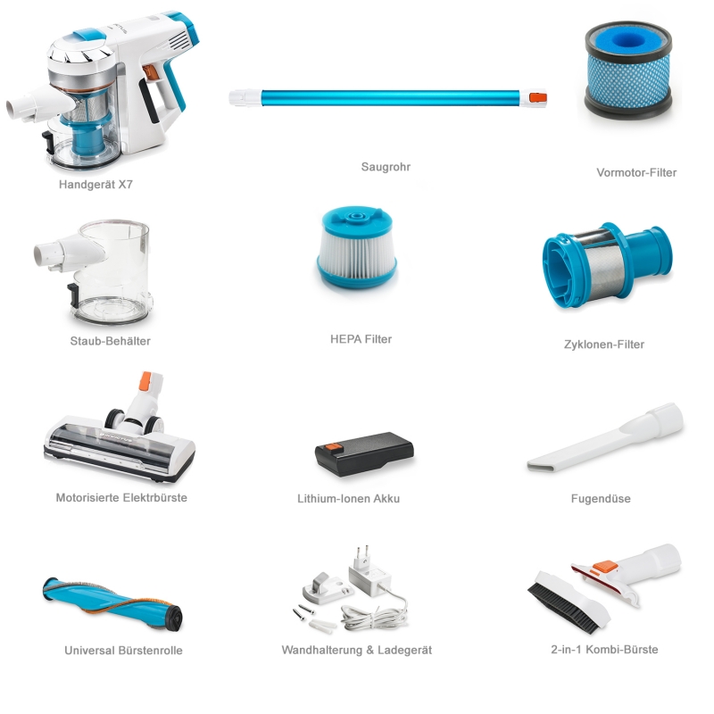 Invictus X7 Akku-Staubsauger (Set 13-tlg.) online kaufen | Genius